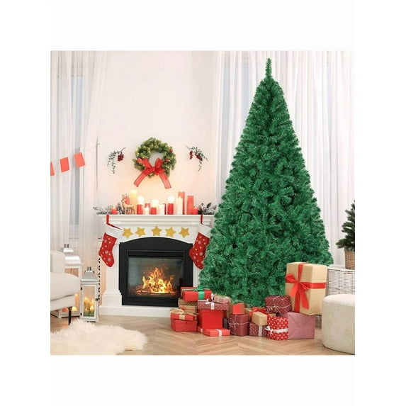 7FT/8Ft Artificial Tree, Luxuriant Verdant Realistic Xmas Tree With ...