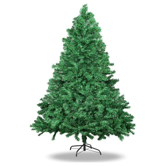 7FT Artificial Christmas Tree, Premium Pine Tree with 1000 PVC Tips ...