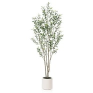 Wallowa 5' x 2' Artificial Tabletop Lemon Tree, Green - Walmart.com