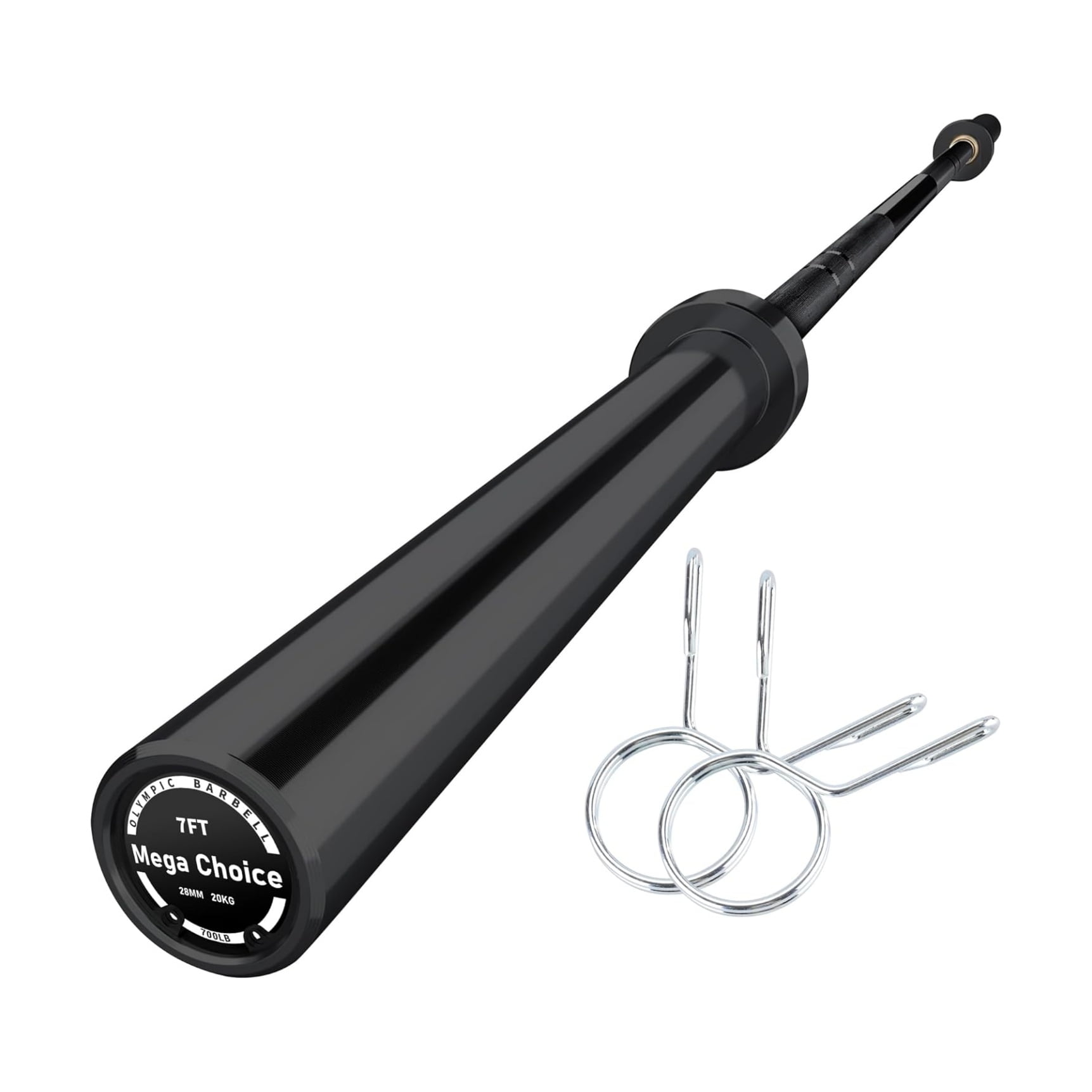 7FT Barbell, Weight Bar For Weightlifting and Powerlifting 45lb, Bar ...