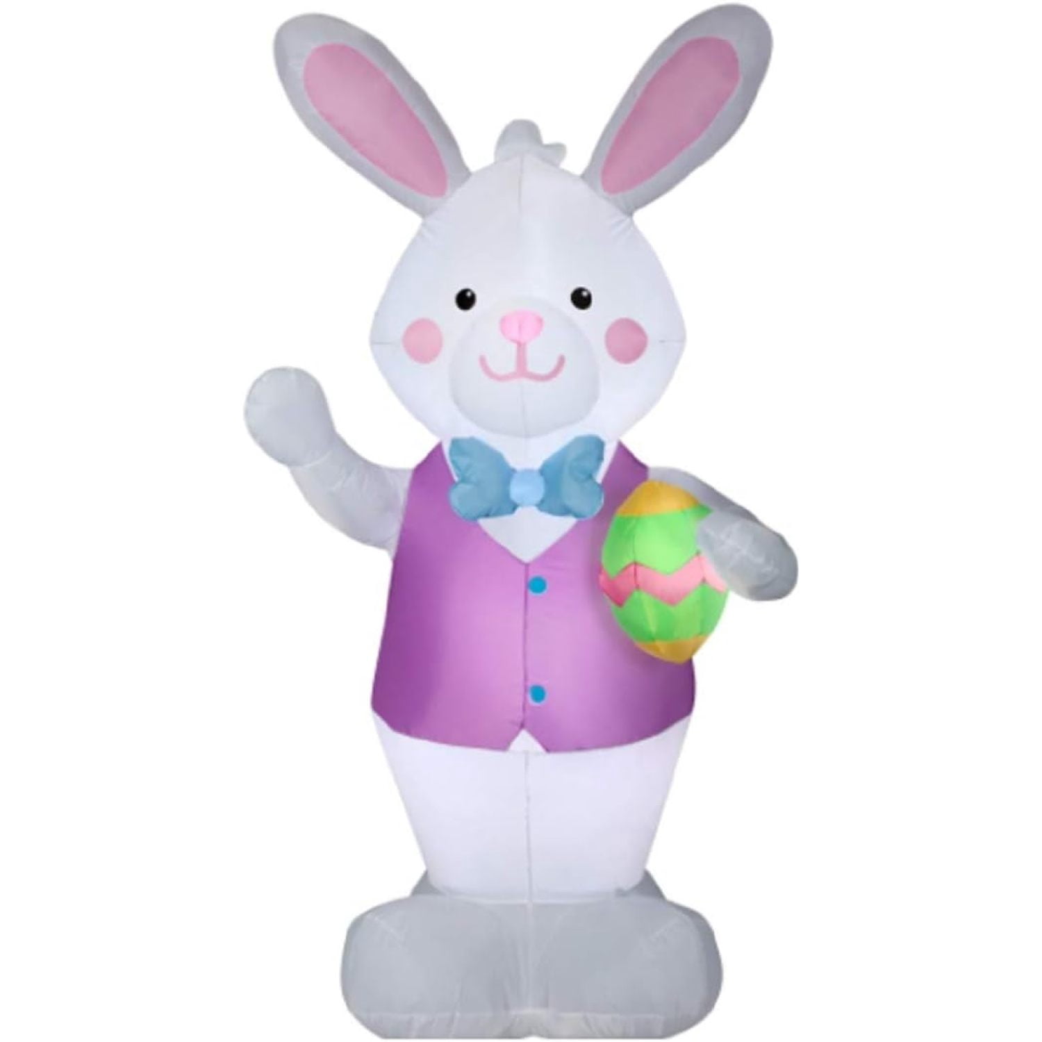 7FT Easter Inflatable Bunny with Egg - Walmart.com