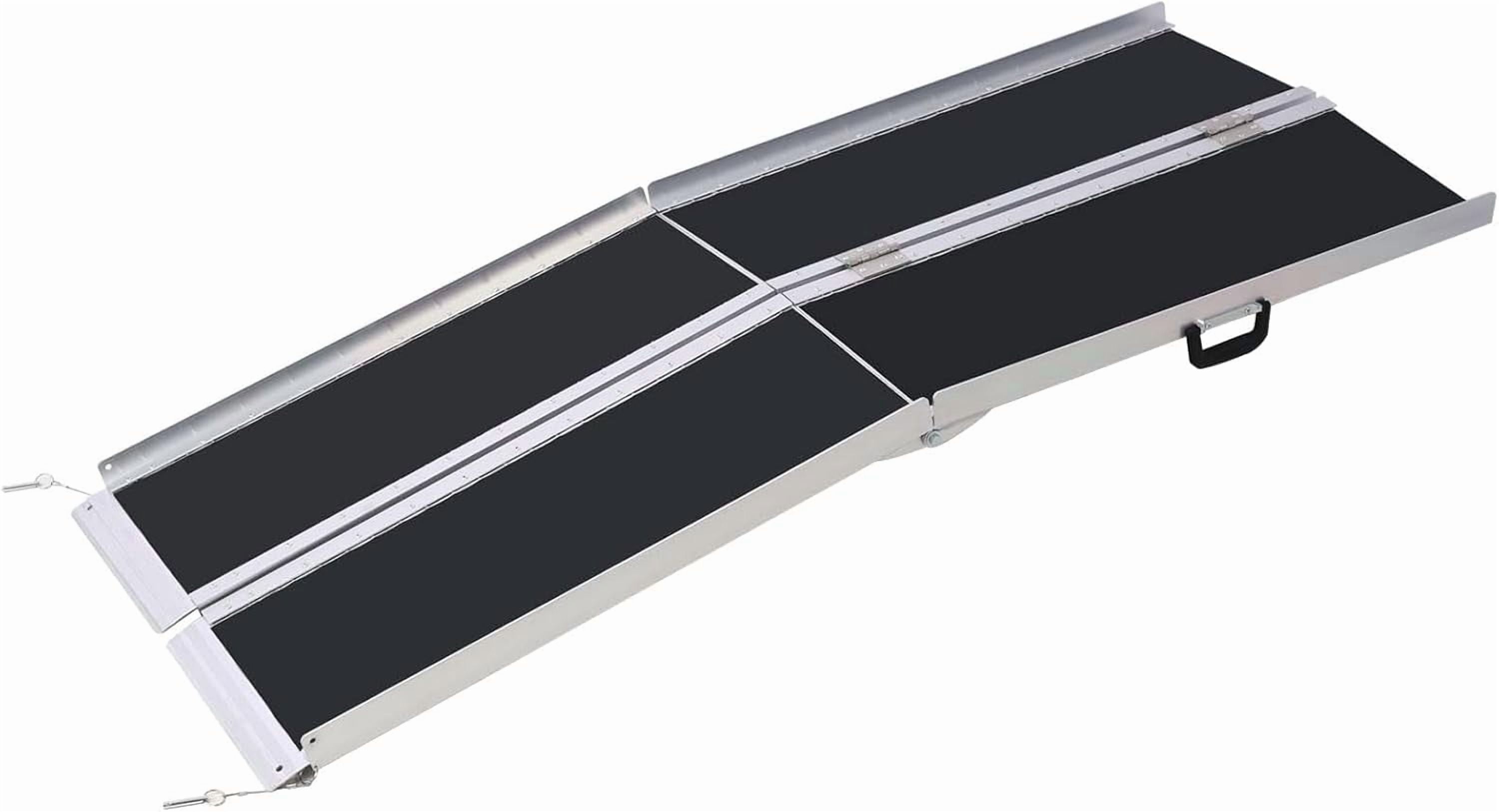 7FT Portable Wheelchair Ramp, Non-Skid Aluminum Handicap Ramps with ...