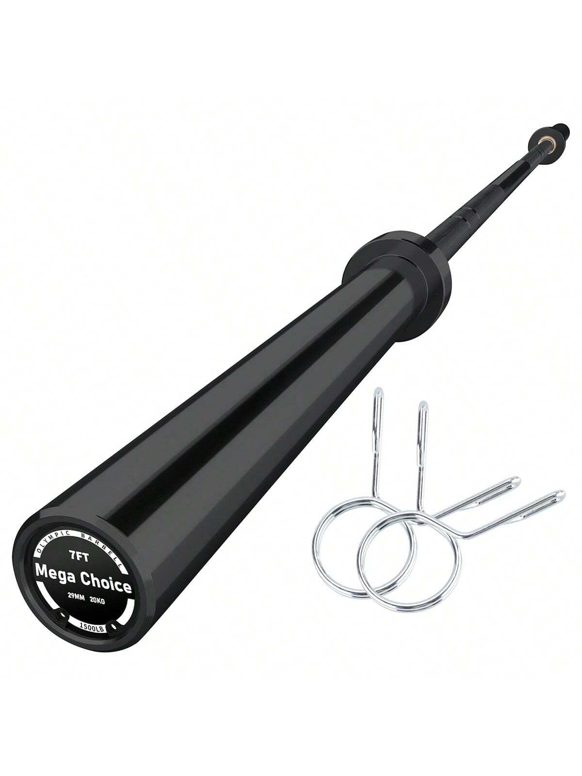 7Ft 45LBS Barbell Bar For Weightlifting And Powerlifting 45lb, 1500Lbs ...