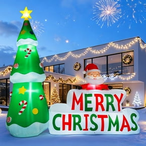 Christmas Inflatables in Outdoor Christmas Decorations - Walmart.com