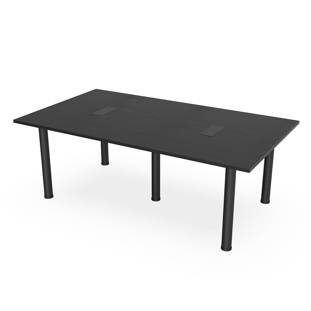 7Ft Rectangle Conference Room Table Power And Data Post Legs - Walmart.com