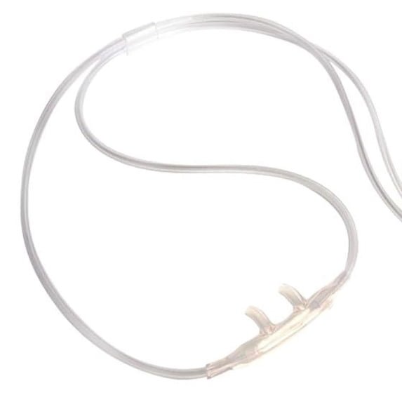 Salter Labs, Adult Oxygen Nasal Cannula, 16SOFTTG-7, 7 ft, Clear ...