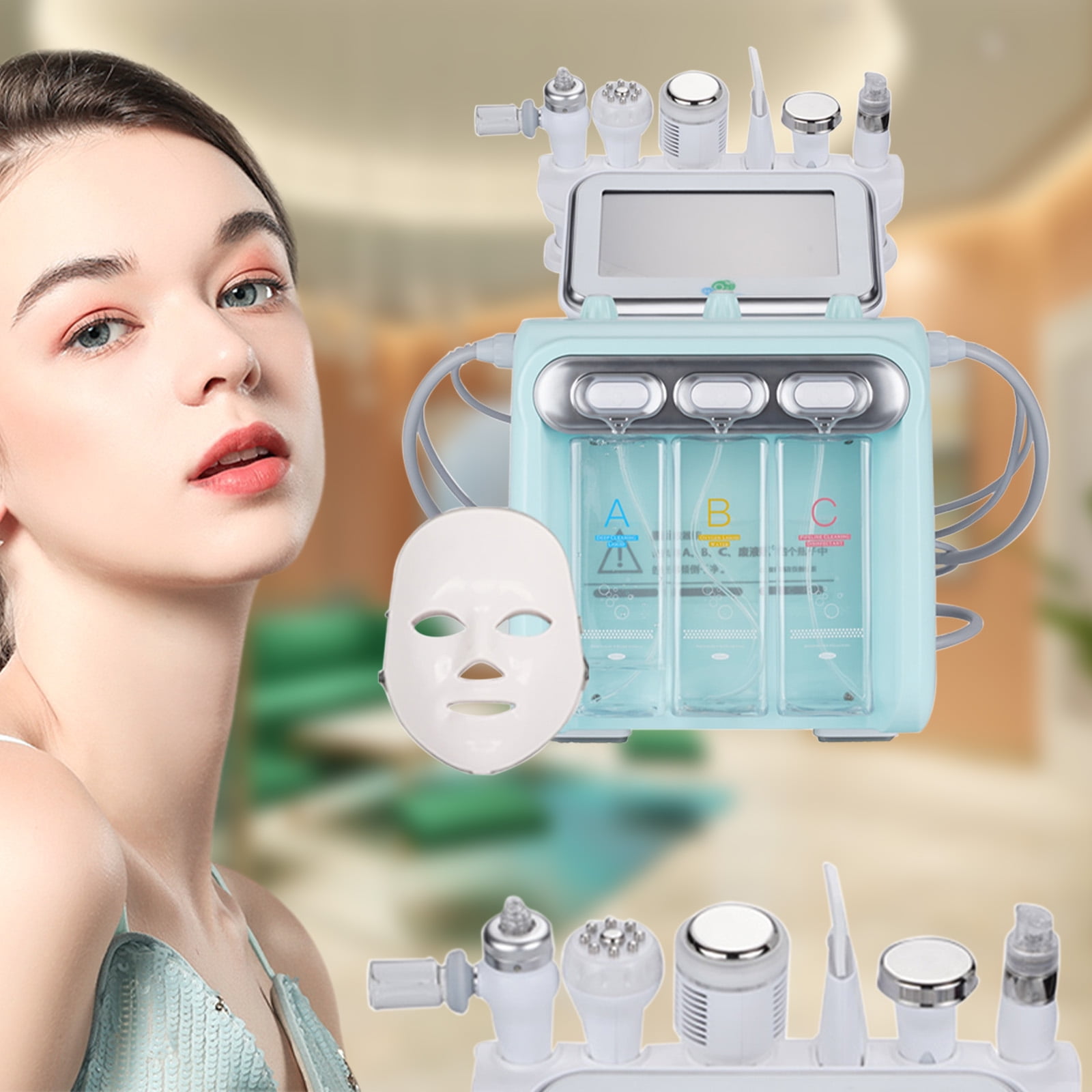 7IN1 Hydrogen-Oxygen Facial Machine, Professional Hydra Face Care ...