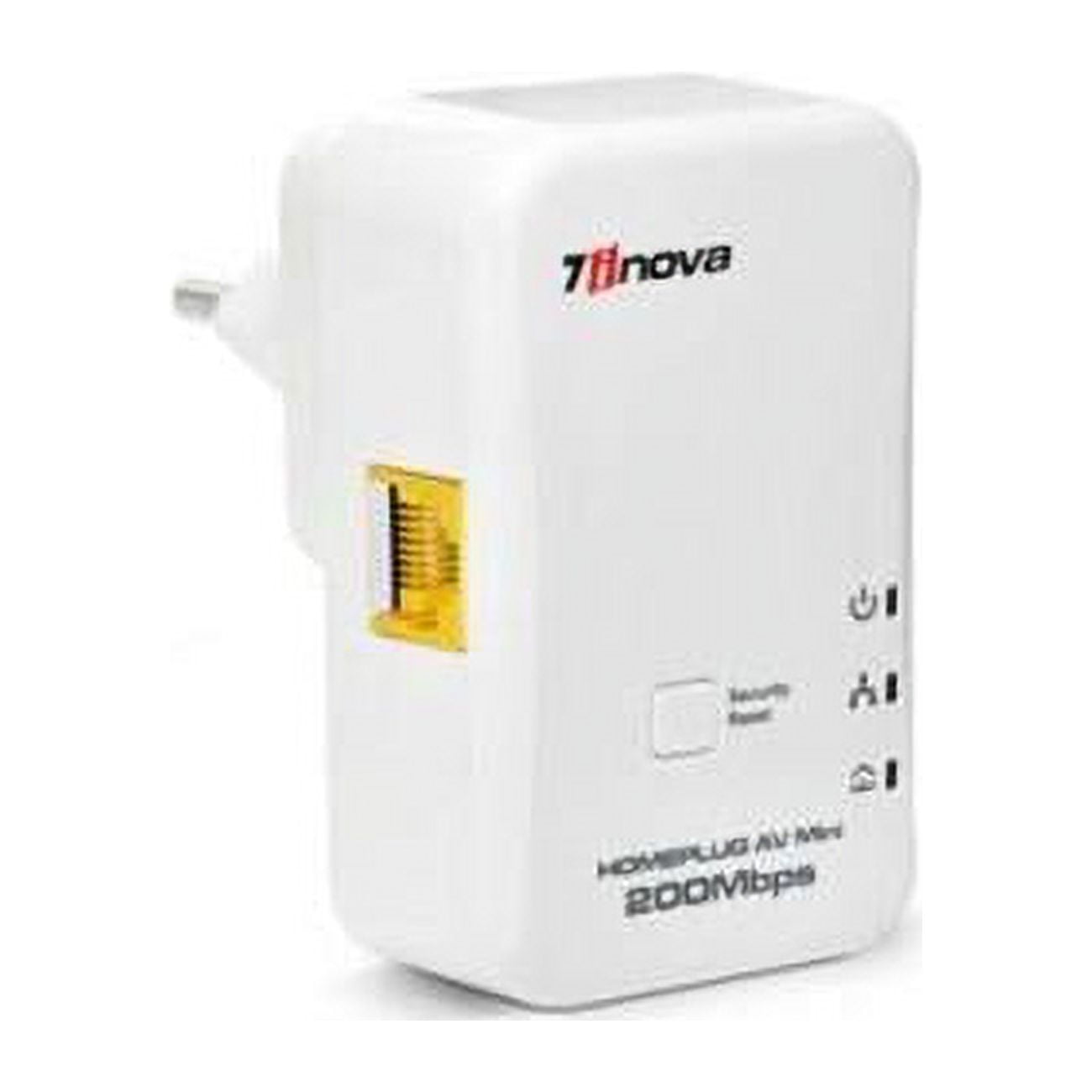 7INOVA 7HP1200 Mini Wallmount Homeplug Av Ethernet Adapter 200Mbps With ...