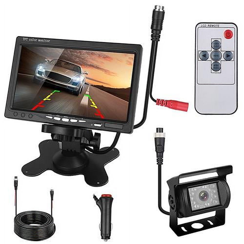 7In Screen Backup Camera System Vehicle Rear View Monitor Kit IP67 ...