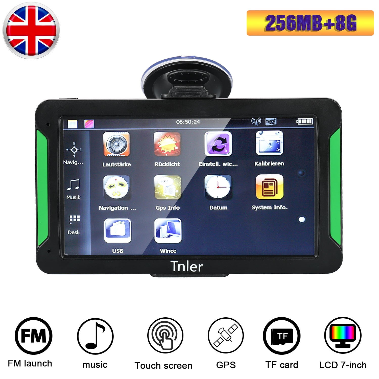 7Inch Touch Screen Car Truck Navigation Entertainment Bus GPS Map Car ...