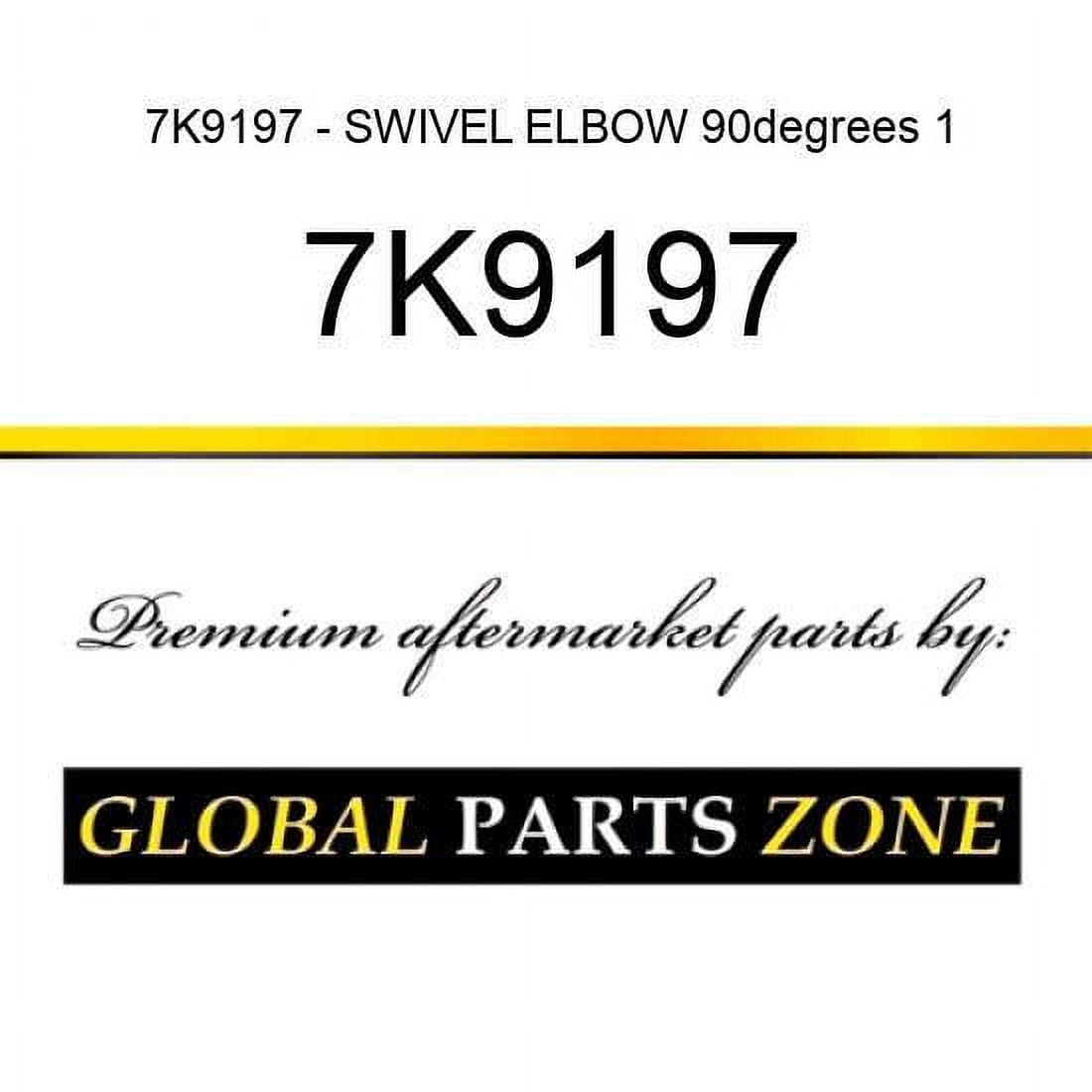 7K9197 - SWIVEL ELBOW 90degrees, 1/4"" J.I.C. for Caterpillar (CAT ...