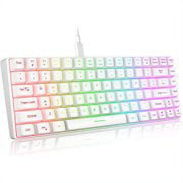 7KEYS TKL Mini Gaming Keyboard, Ultra Portable Keyboard, Wired 84 Keys ...