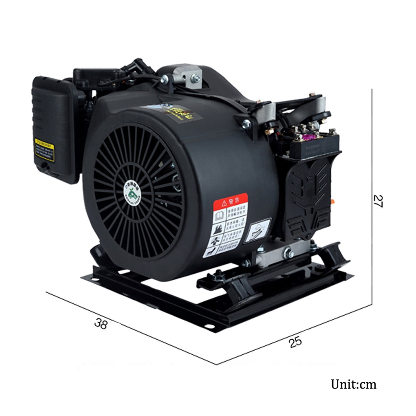 7KW 48/60/72V Range Extender Generator Applied For E-Bike/E-Tricycle Intelligent Dual Frequency ...