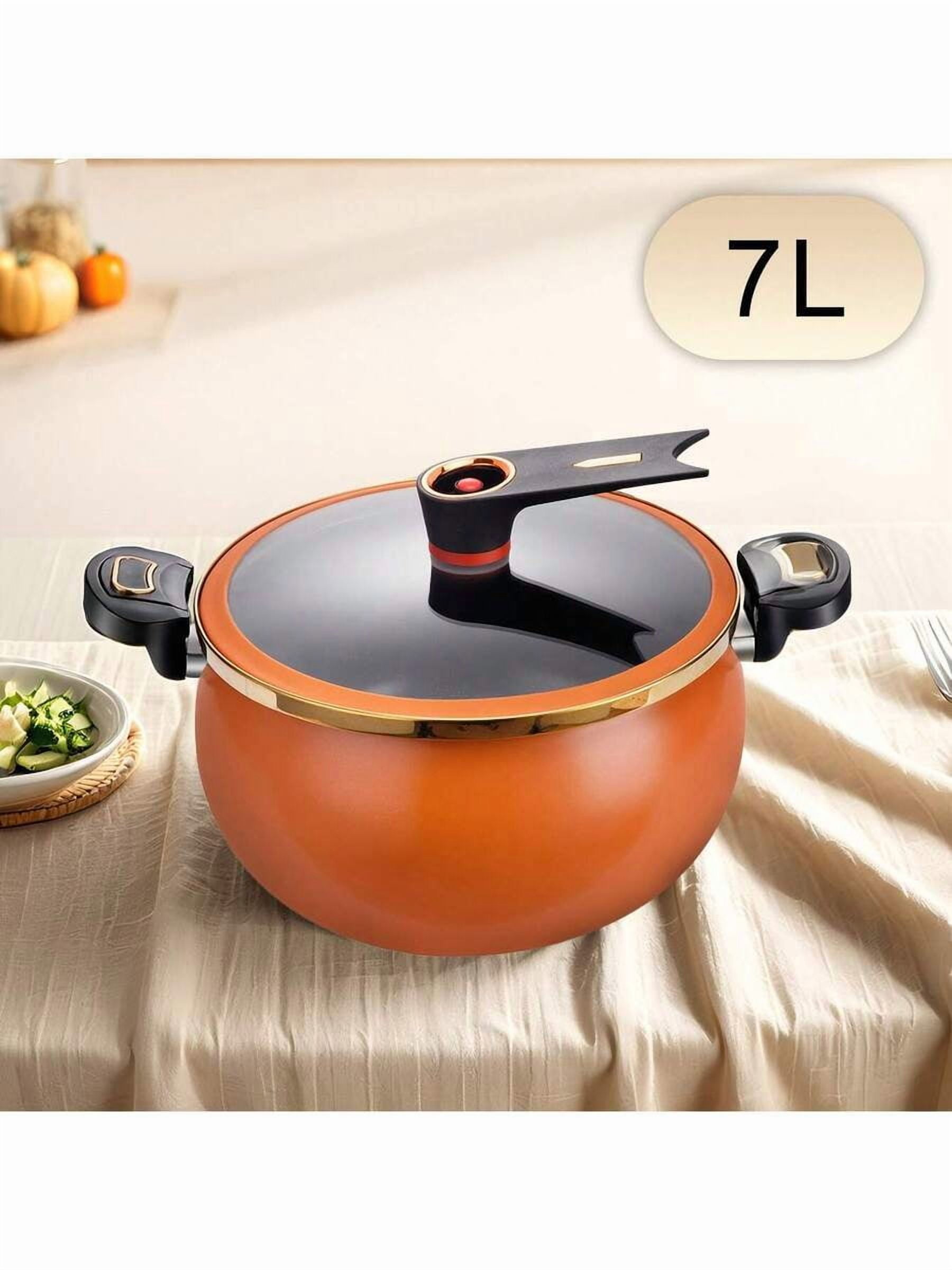 7L Extra-Large Stew Pot With Locking Lid - 26cm/10in Versatile Cooking ...