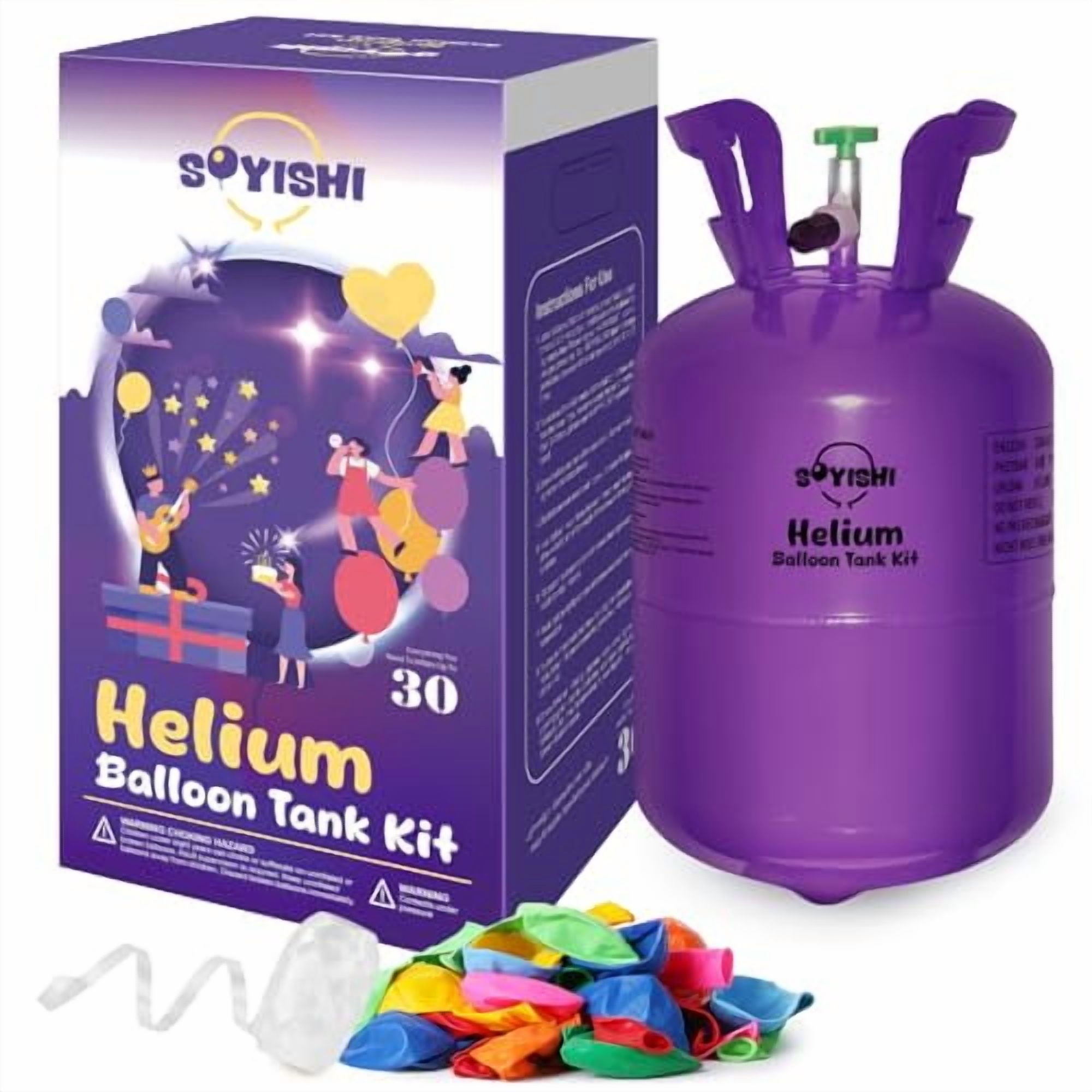 7L Helium Tank for Balloons at Home Premium Helium Gas Tank Pump Kit 99 ...