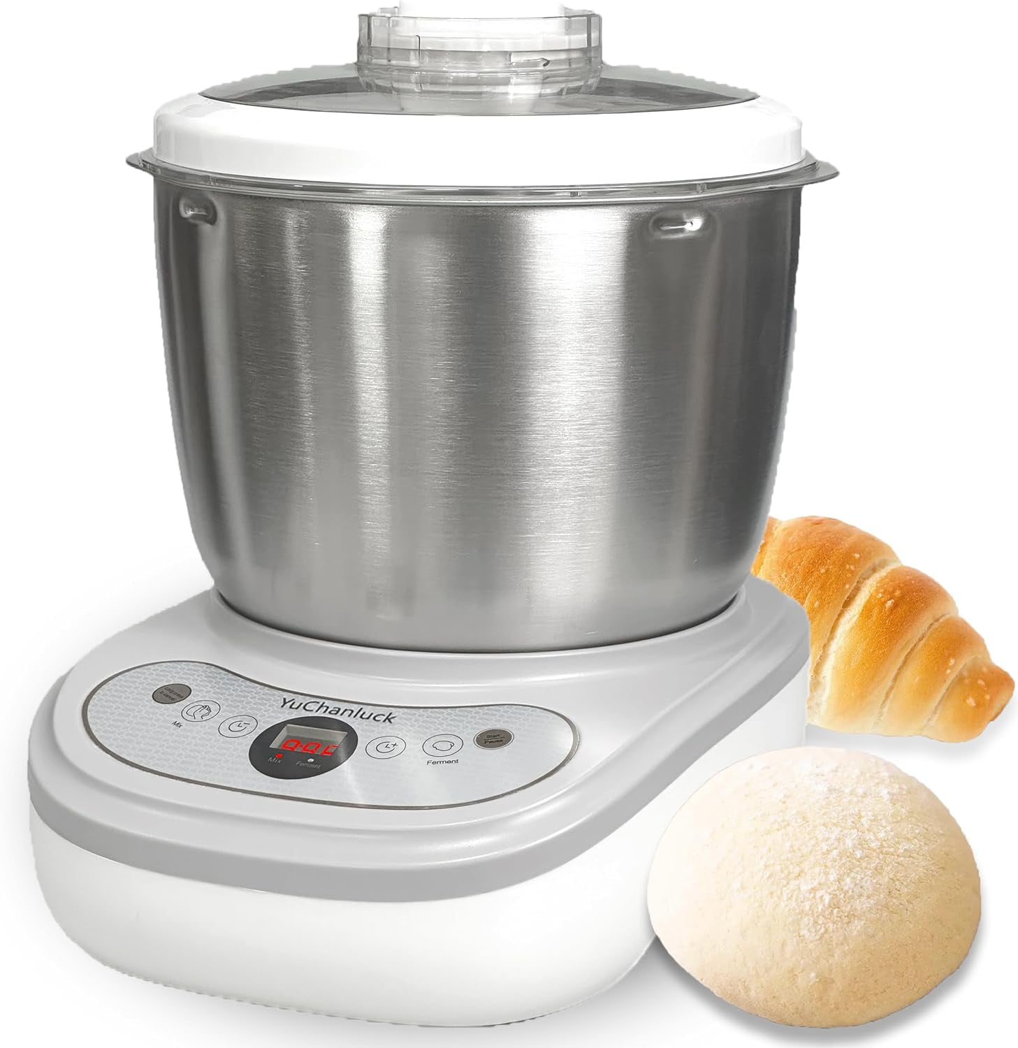 7L Large Capacity Electric Dough Mixer with Ferment Function for Baking ...