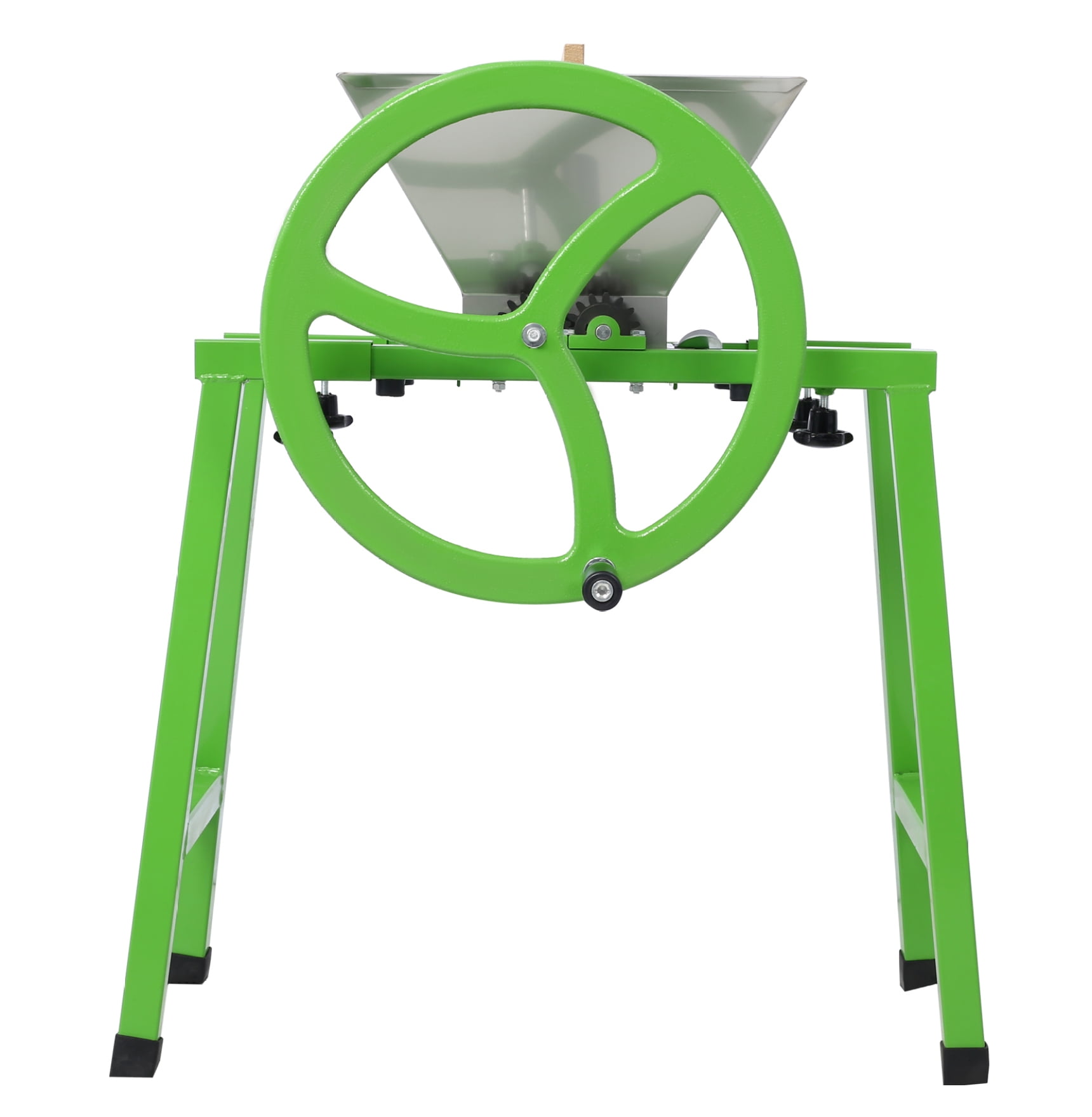 7L Manual Fruit Crusher - Stainless Steel Cider Press Pulper with Stand ...