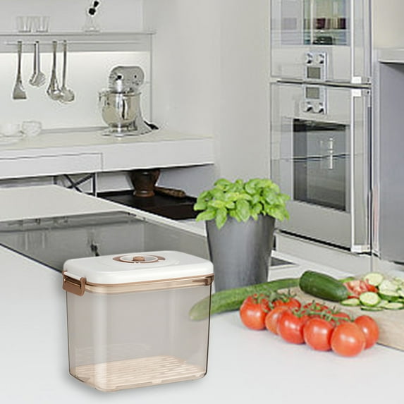 7L Vacuum Sealed Food Storage Box, Food-Grade Airtight Container with ...