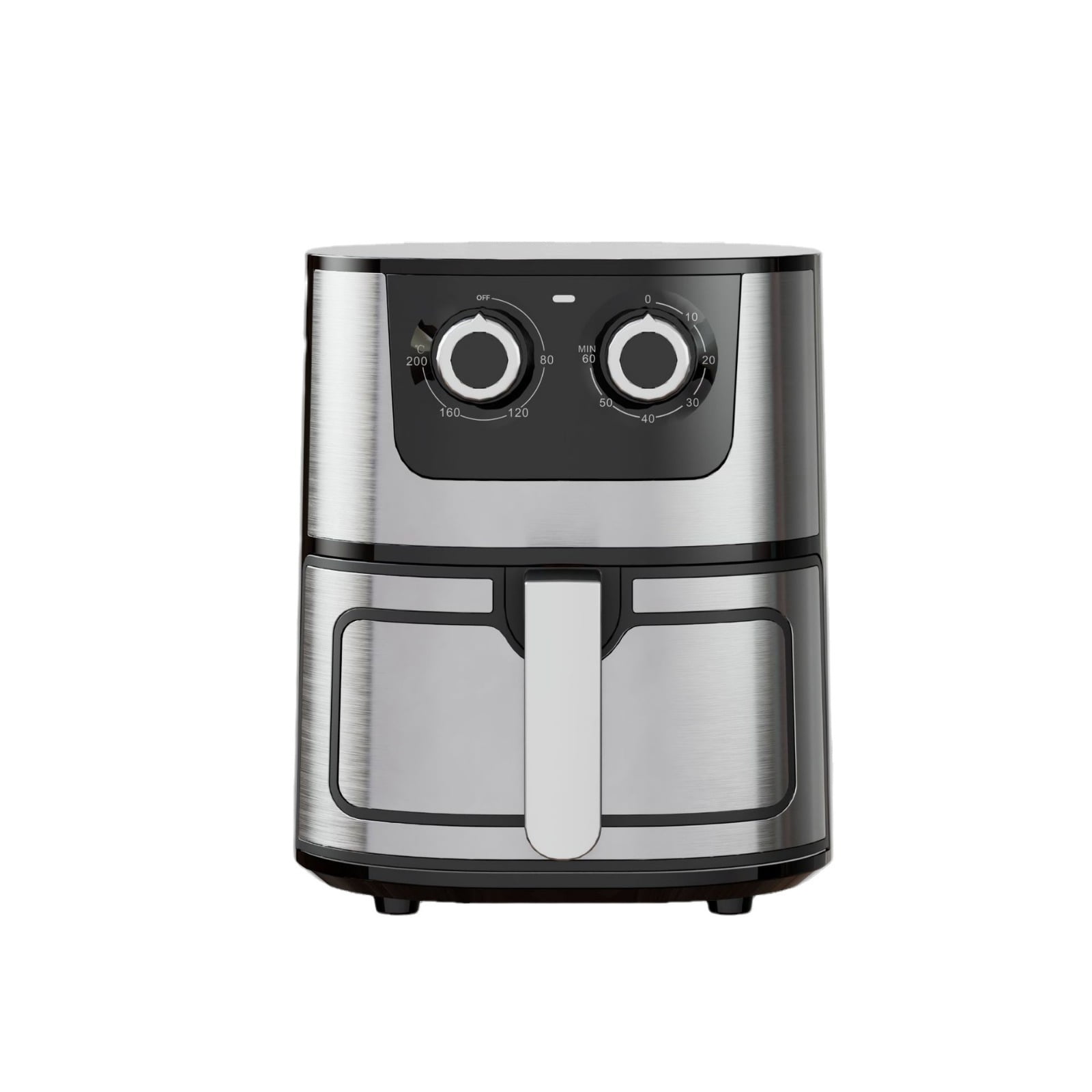 7L stainless steel intelligent air fryer kitchen timed electric fryer ...