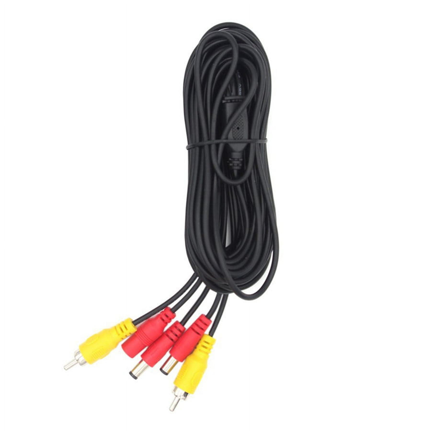 7M Car RCA Power o Video AV Cable Extension Wire for Auto Reversing ...