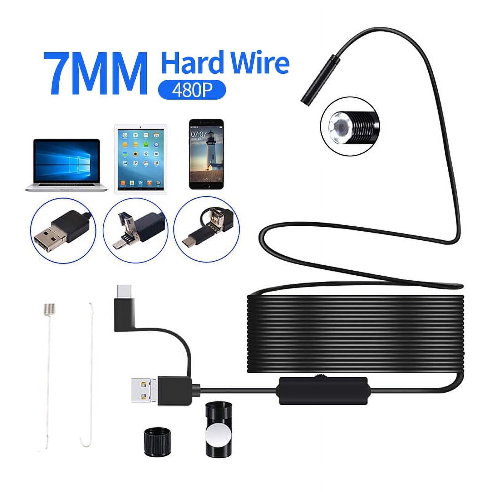 7MM Car Endoscope Professional Usb Endoscopic for Android Phone Type c ...