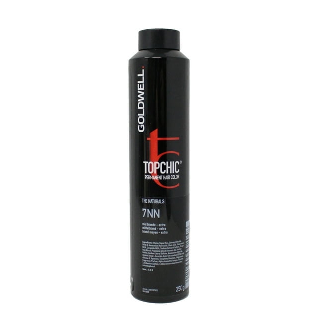 7NN -Goldwell TOPCHIC Permanent Hair Color 8.6 oz (Mid Blonde/Extra ...
