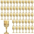 7OZ Plastic Wine Glasses, Reusable Vintage Goblets Unbreakable Drinking ...