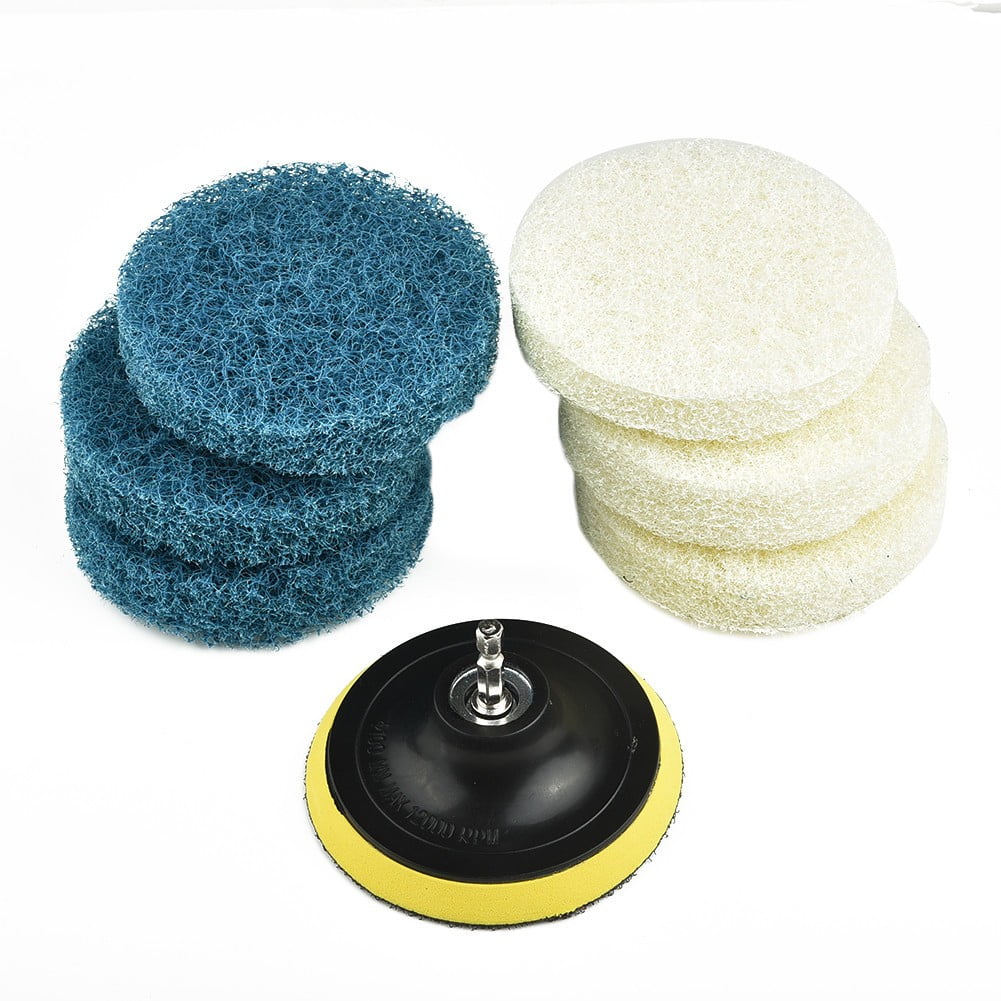 7PCS Drill Brush Attachment Power Scrubber Scouring Pad Tools For Home ...
