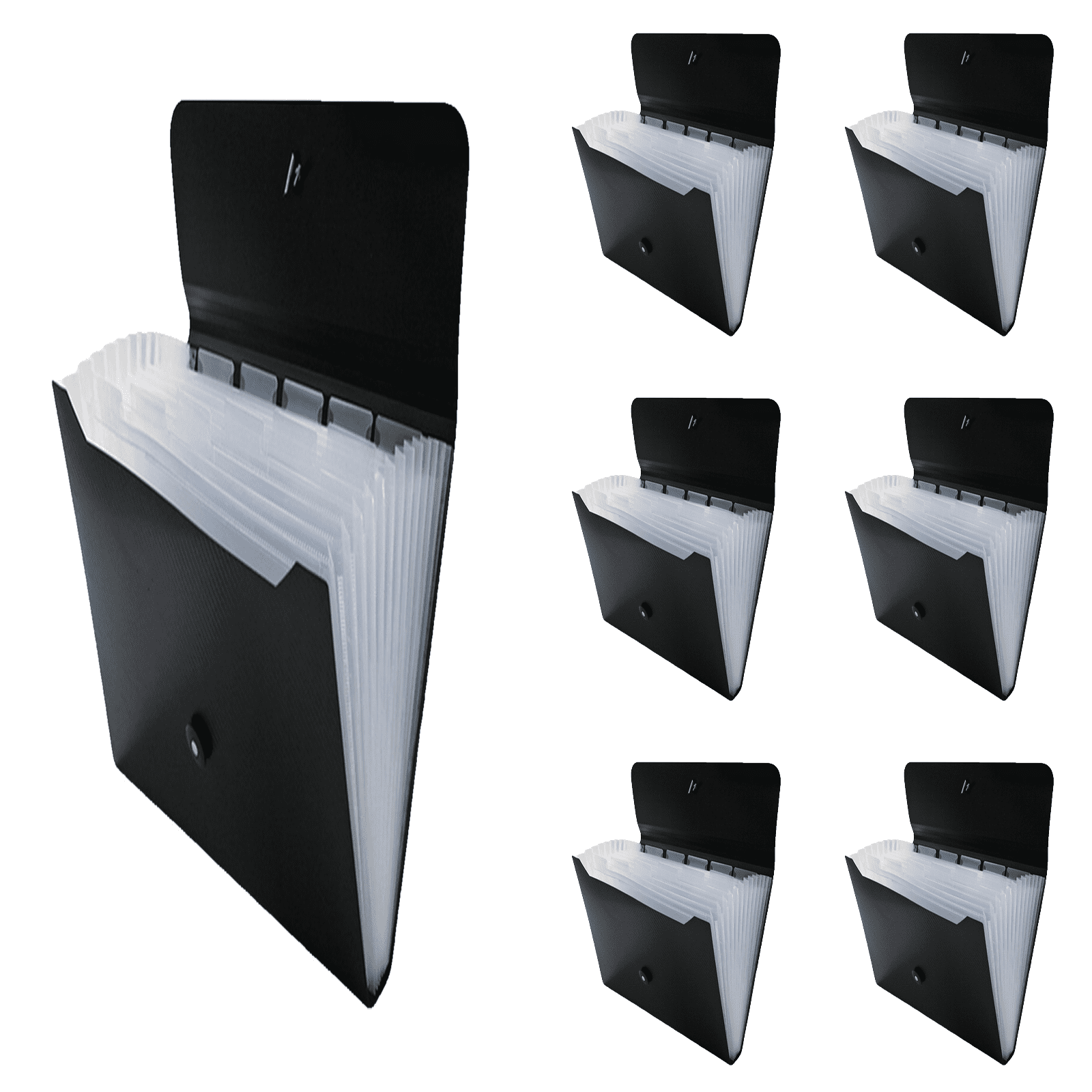 7PCS Expanding File Folder with Tabs with 13 Pockets,Accordion File ...