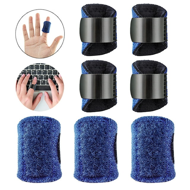 Walmart 7PCS Adjustable Finger Splints Support for Middle Pinky ...