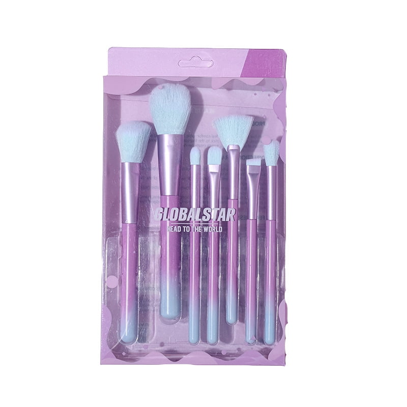 7PCS Gradient Color Makeup Brush Set Makeup Tools Eyebrow Brush Eye ...
