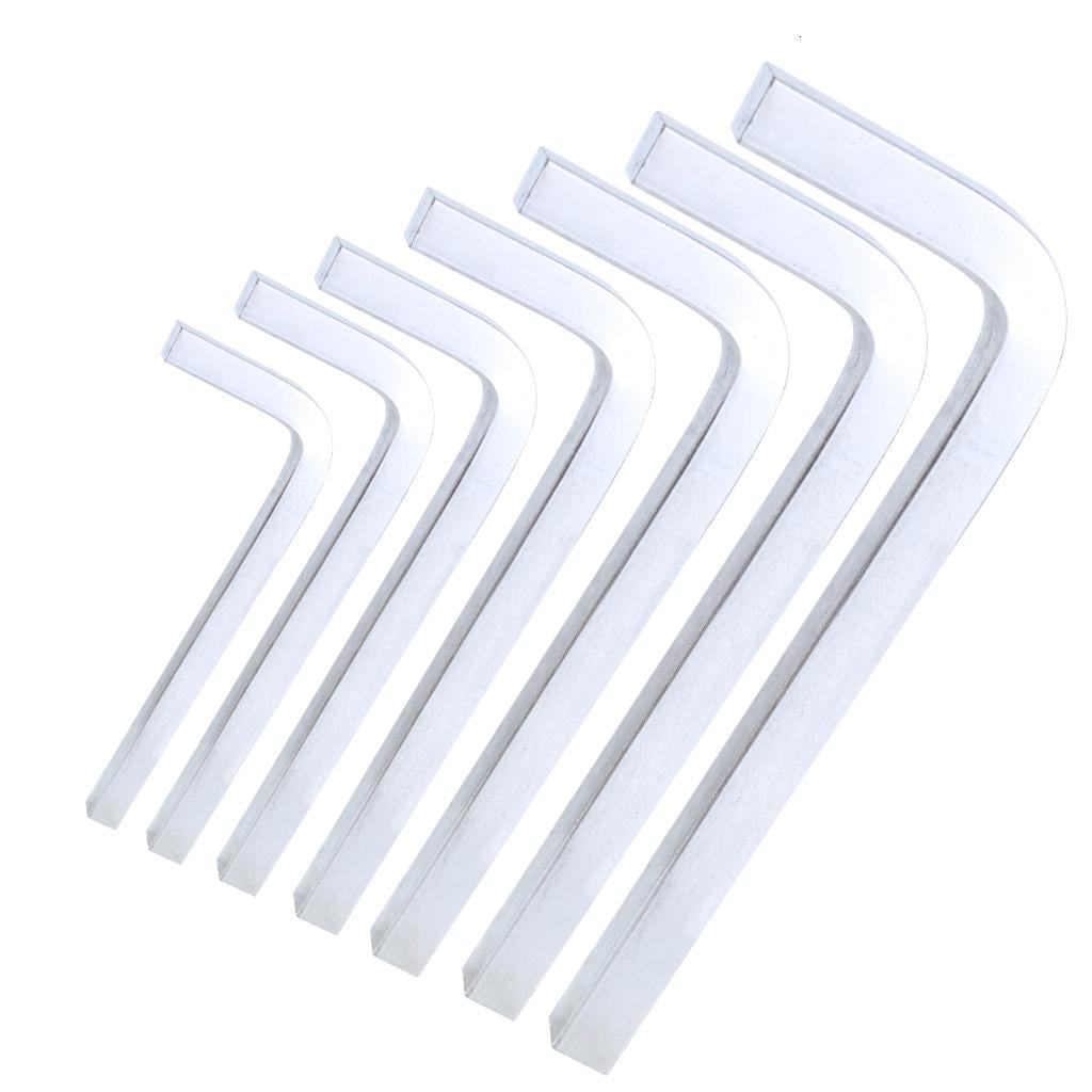 HONON 7PCS L shaped Wrench Key Set Square Head Key Wrench Screwdriver ...