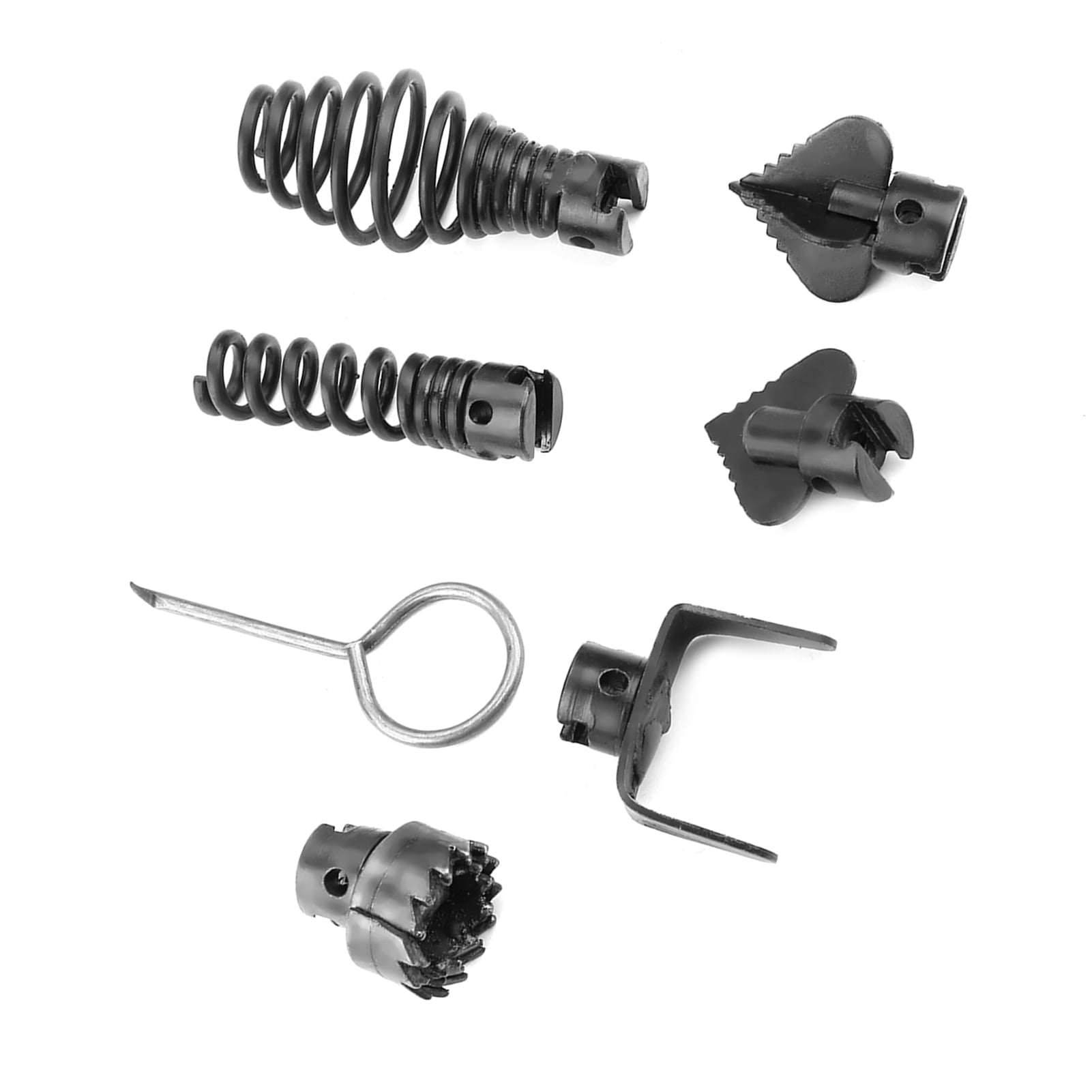 7PCS Manganese Steel Pipe Dredge Cutter Heads 16mm Dredge Spring Cutter ...