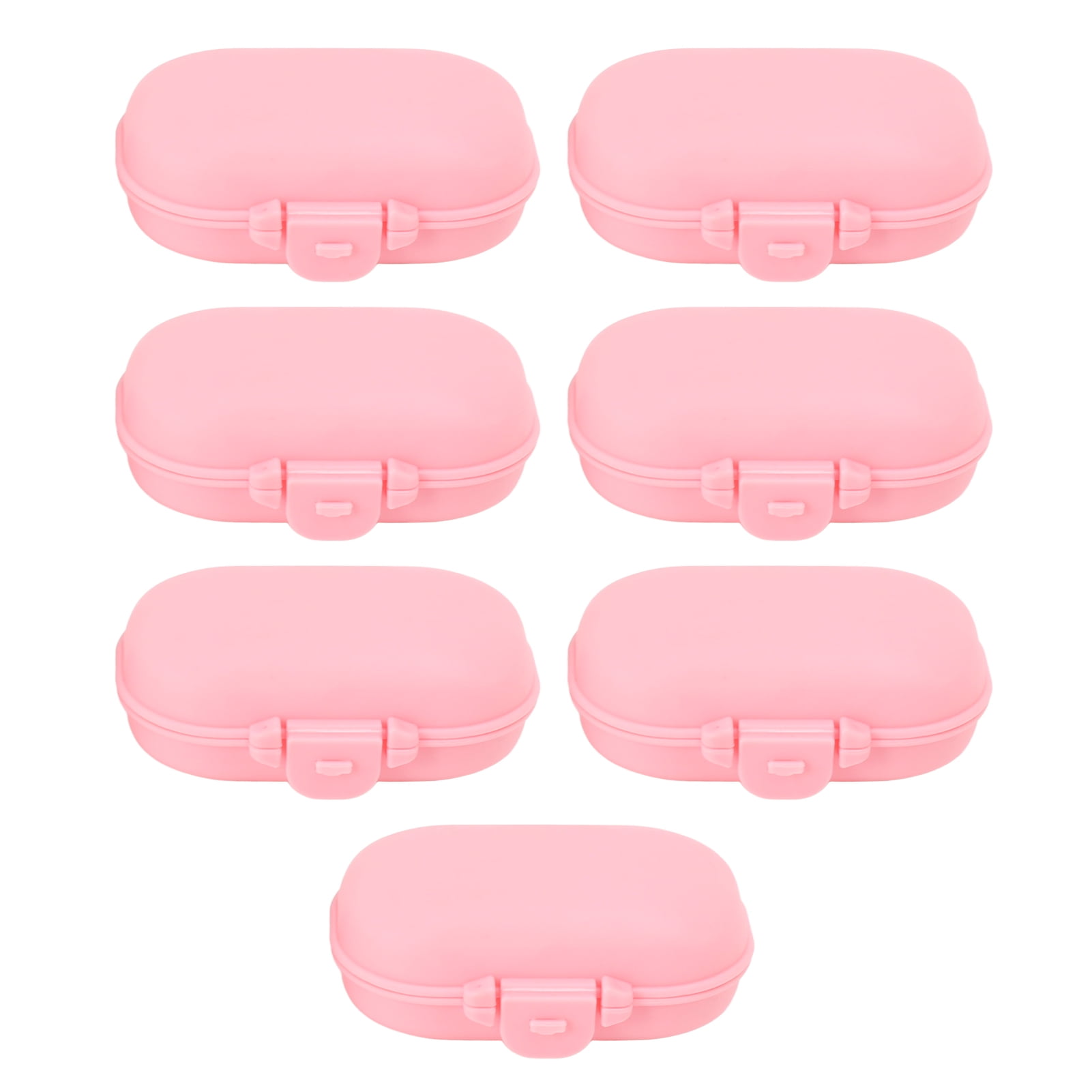 7PCS Medicine Case Portable Detachable Safe Mini 4 Compartments ...