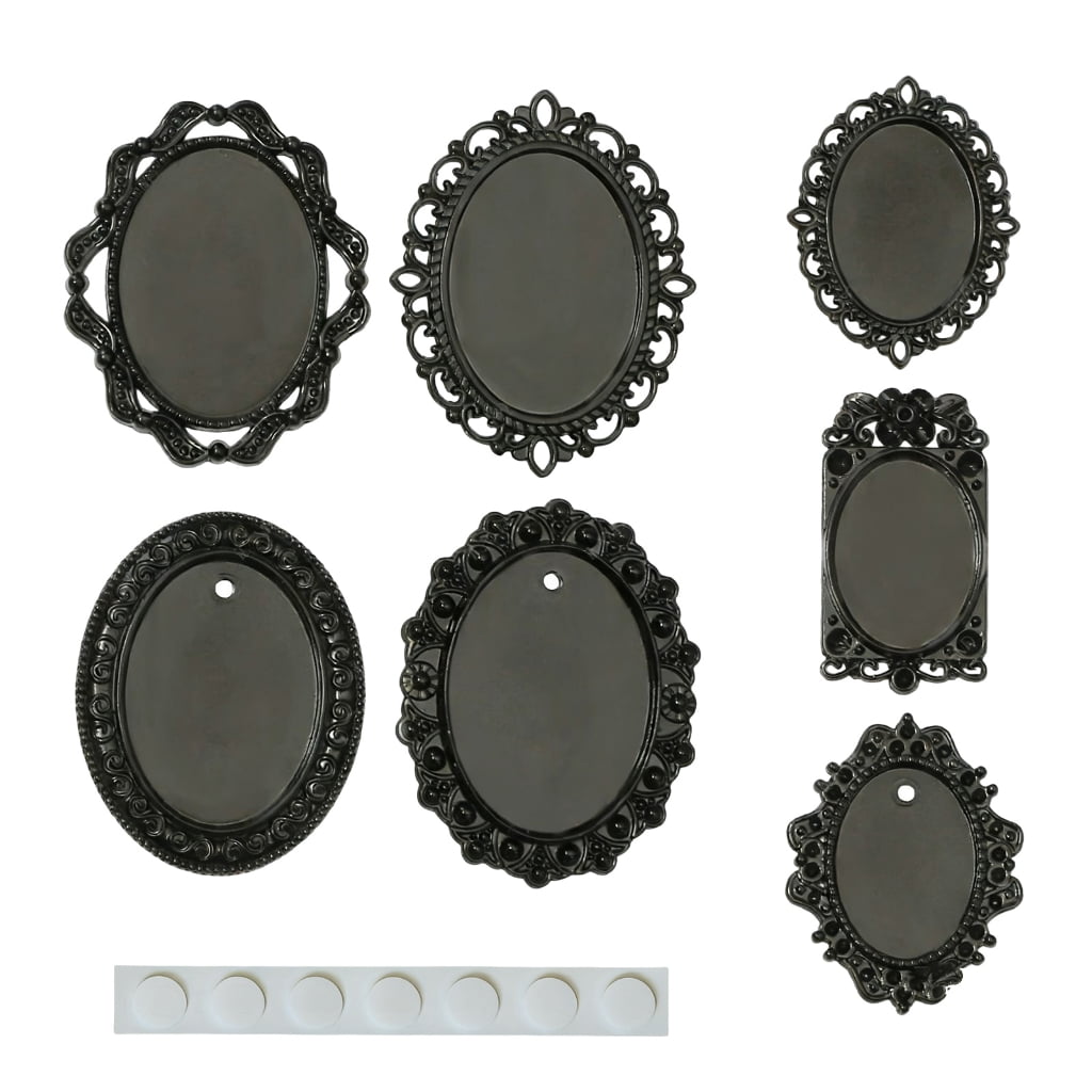 7PCS Metal Miniature Decorative Frame Model Figure 1/12 Doll House ...