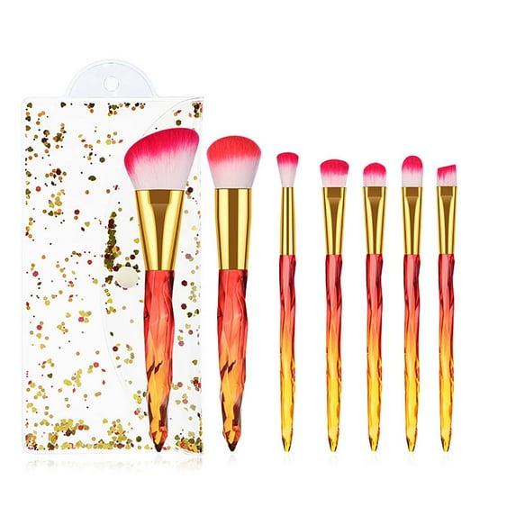 7PCS Premium Synthetic Makeup Brush Set - Concealers Foundation Powder ...