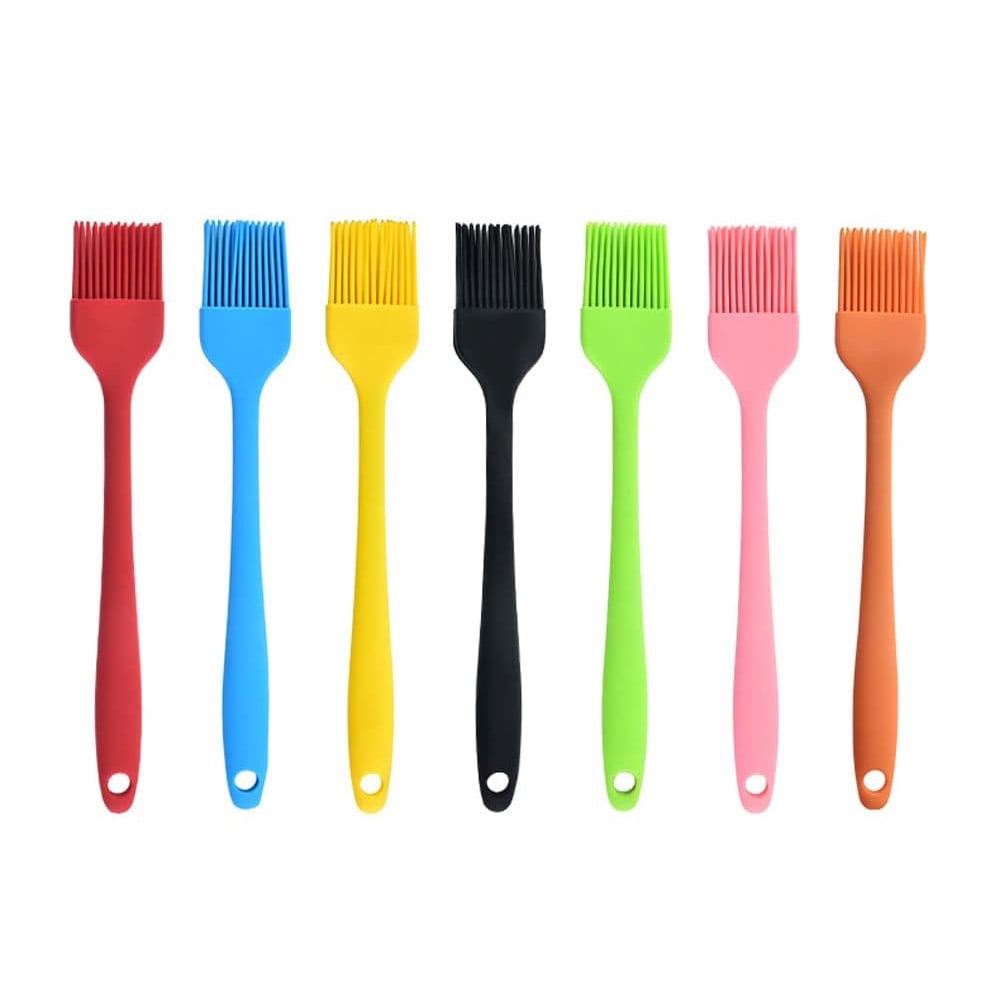 7PCS Silicone Cooking Grill Barbecue Baking Pastry Brush BBQ Pastry ...