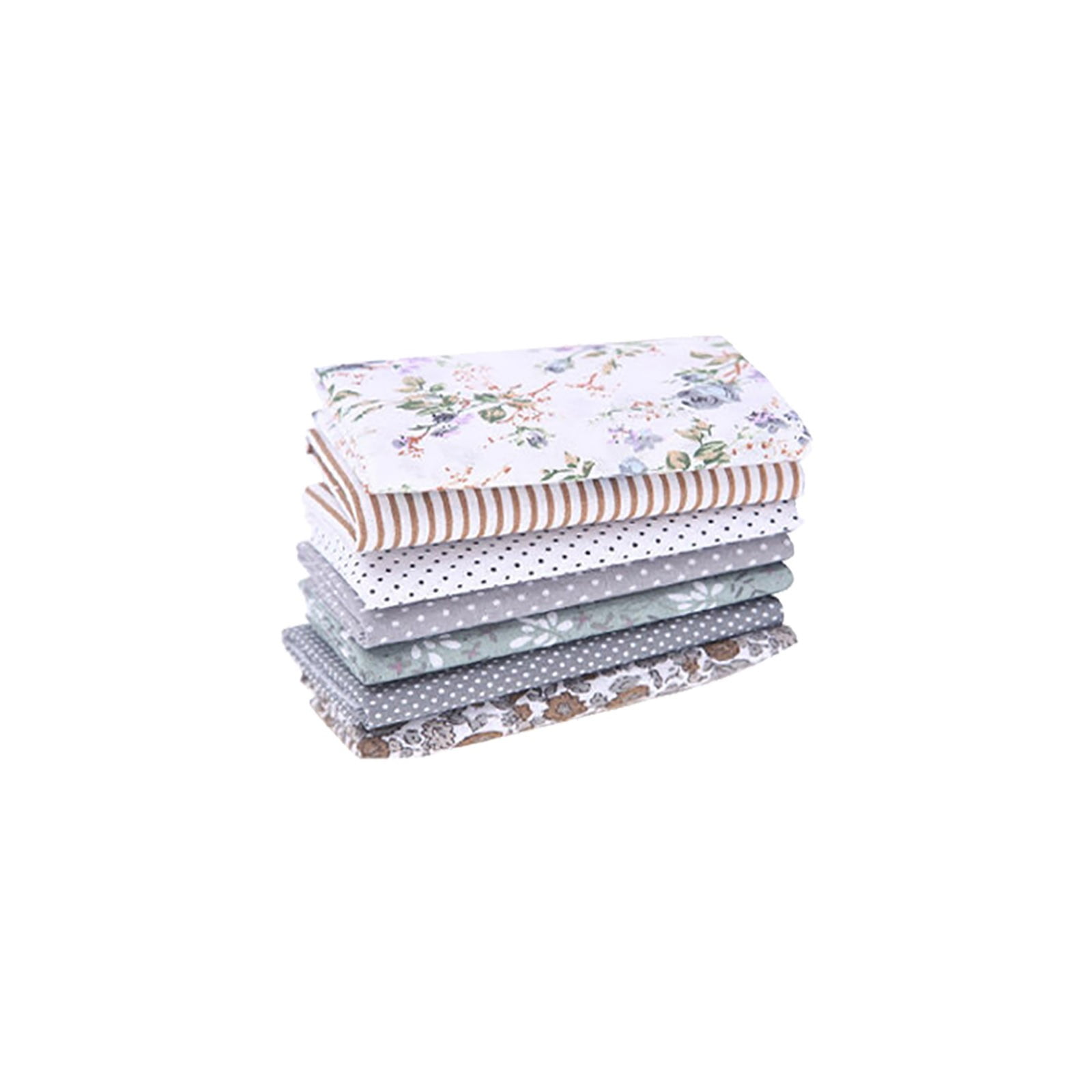 7Pcs (25Cm X 25Cm) Quilting Fabric Bundles Quilting Fabric Cotton Craft ...