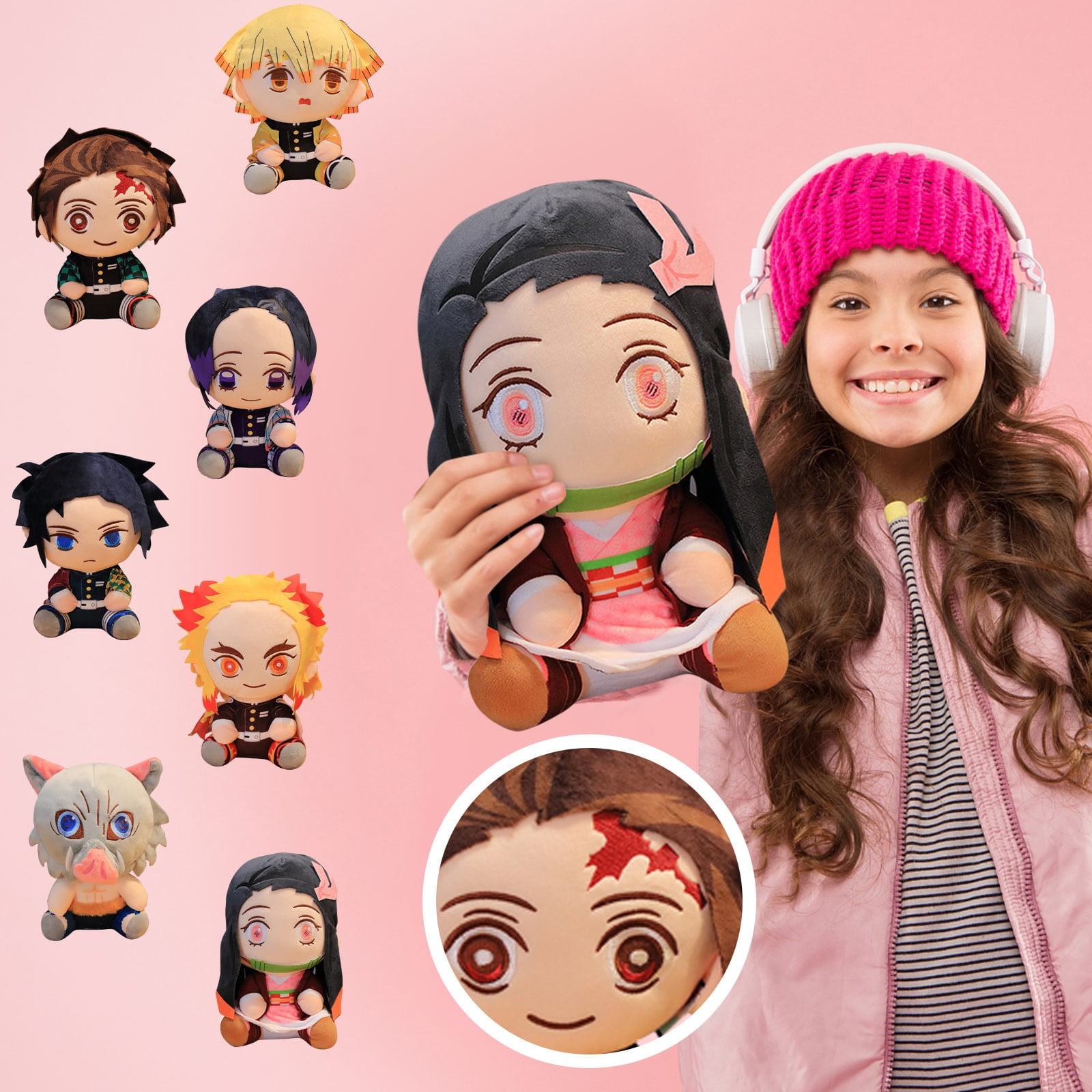 7Pcs 7.8" Demon Slayer Plush Toy, Anime Merchandise, Demon Slayer ...