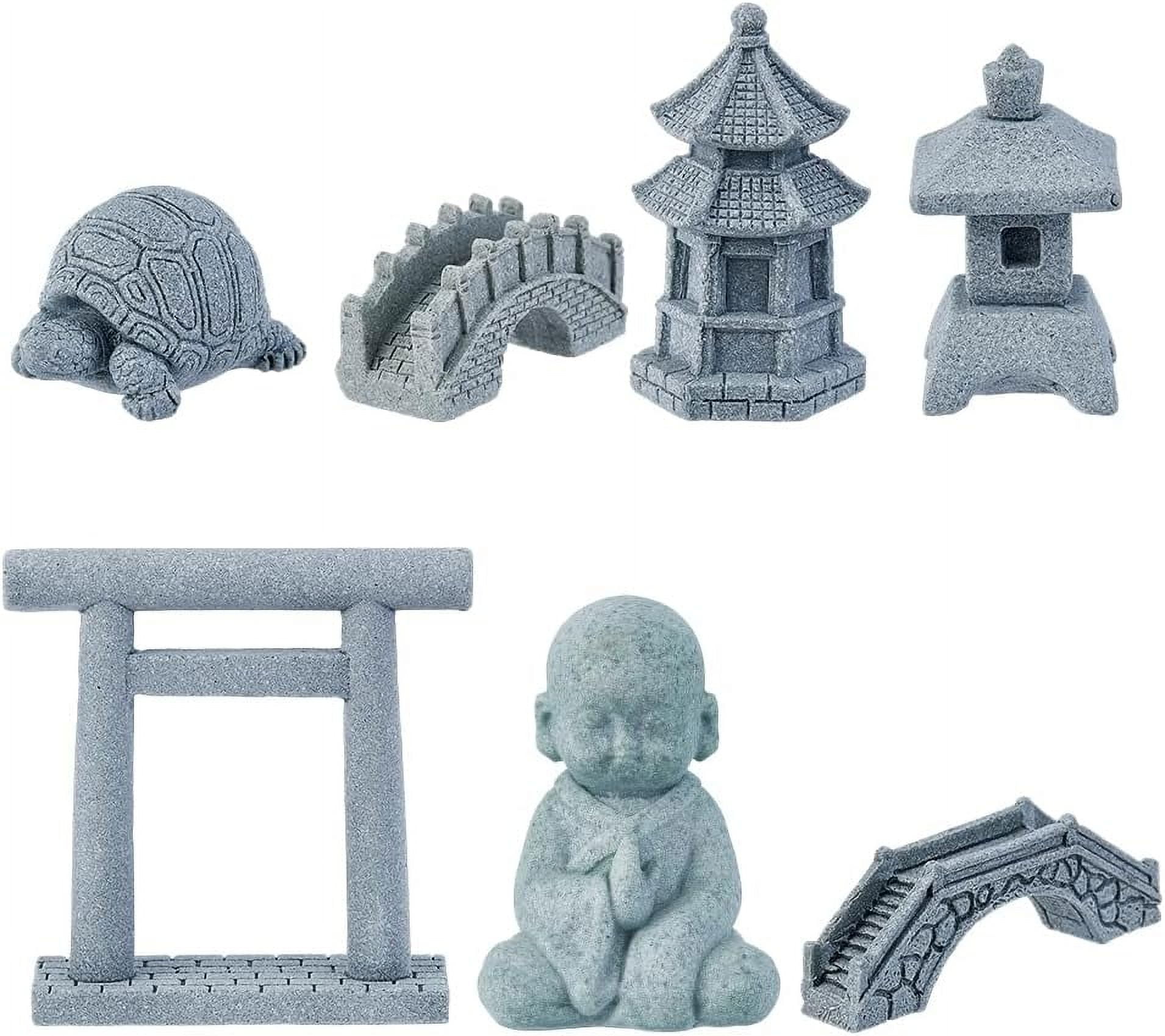 7Pcs 7 Styles Mini Zen Garden Accessories Meditation Zen Garden ...