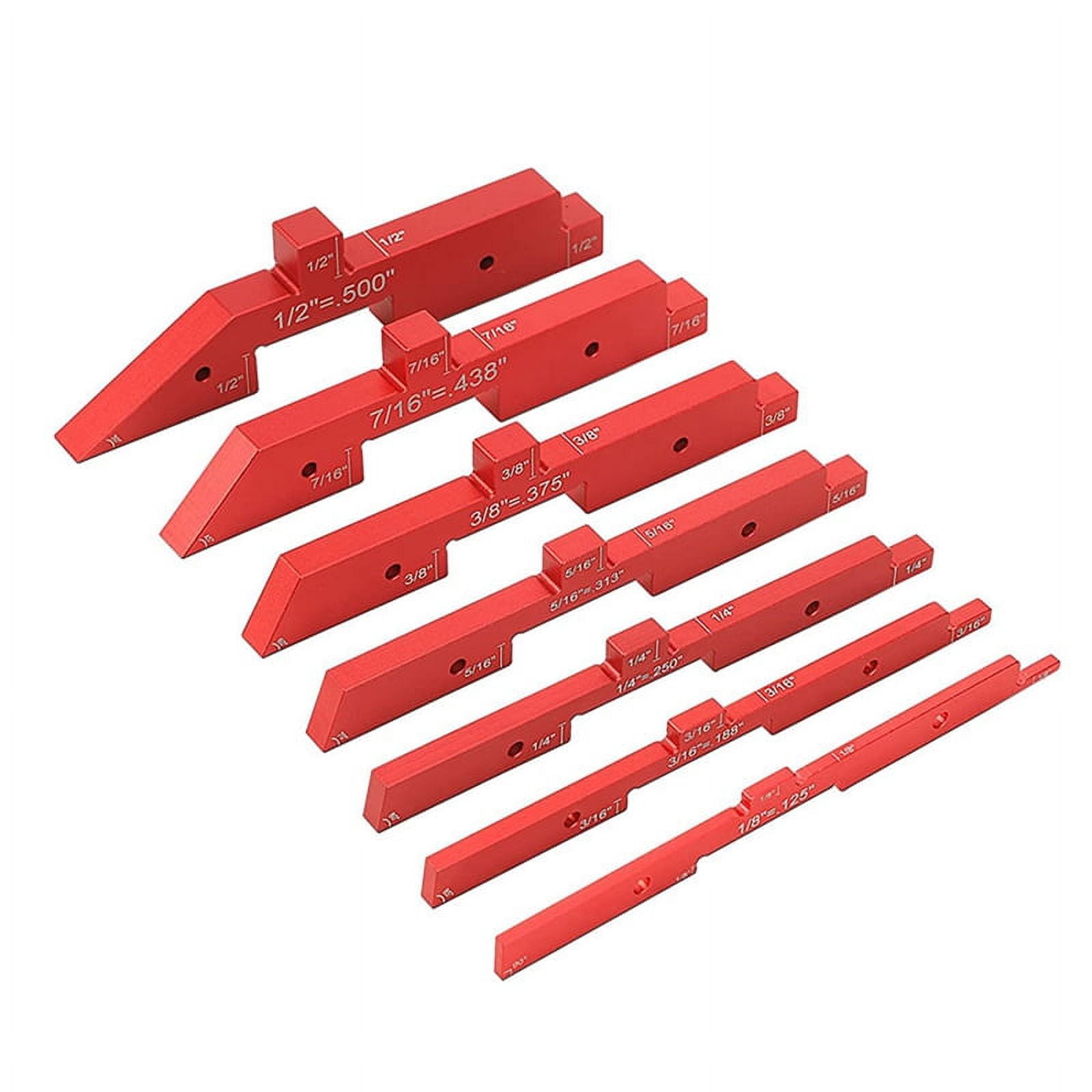 7Pcs Aluminum Precision Setup Blocks Height Gauge Set - Walmart.com