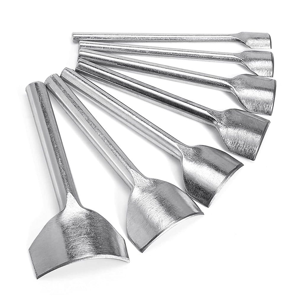 7Pcs Arc-Shaped Leathercraft Punch 1/4 Round Leather Edge Cutter ...