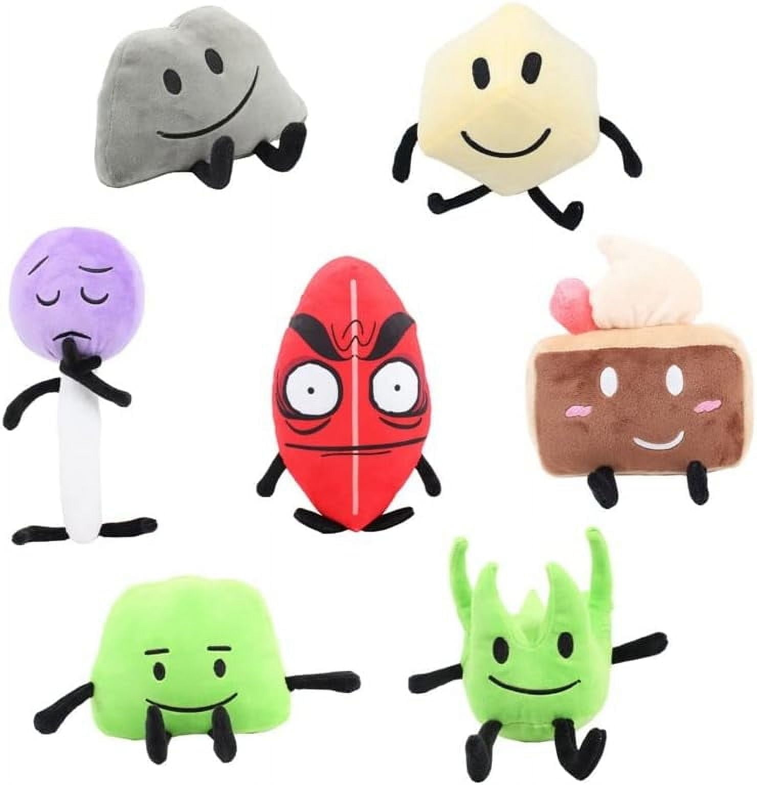 7Pcs BFDI Plushies, Ultrasoft Battle for Dream Island TV Series ...