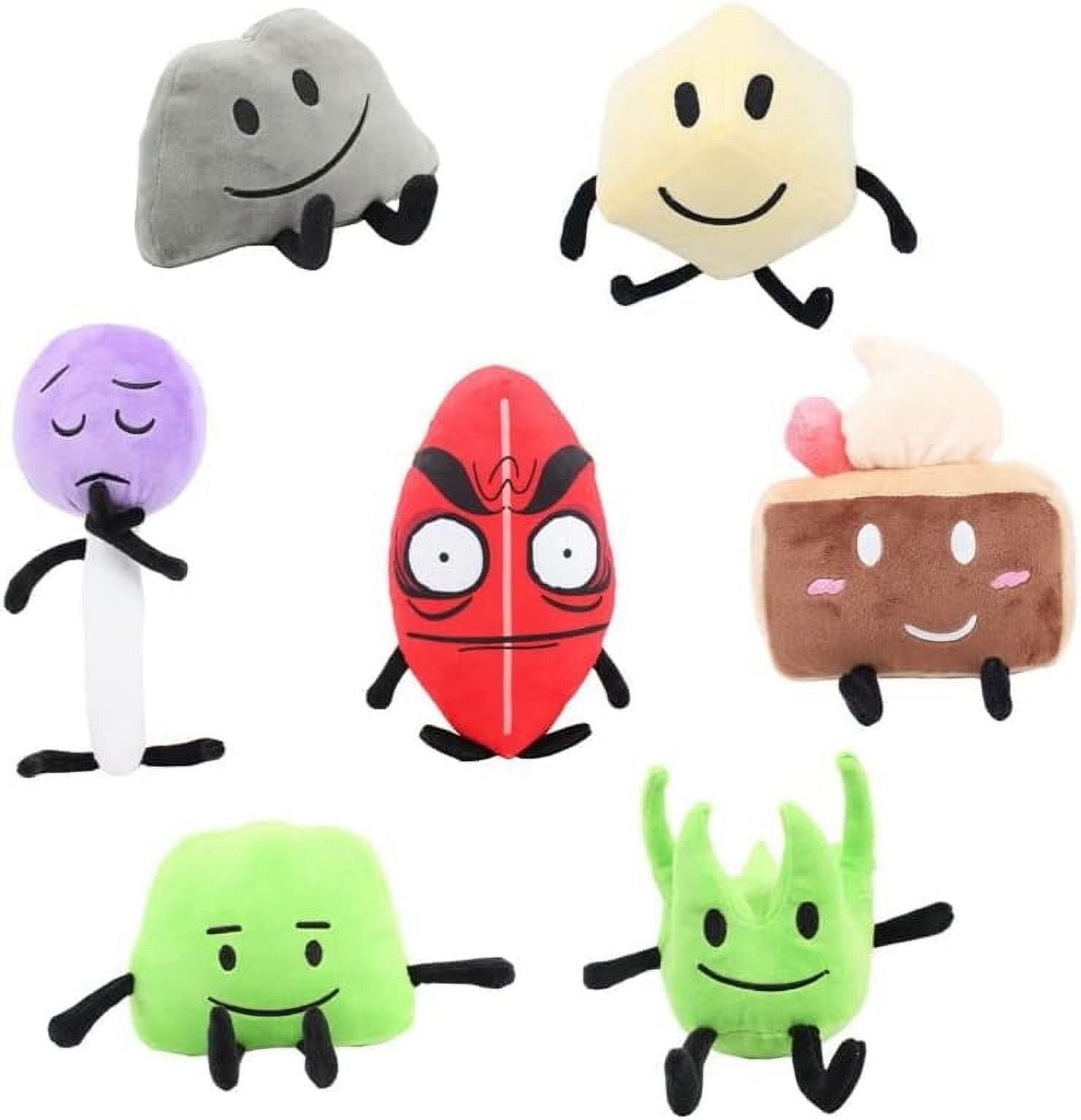 7Pcs BFDI Plushies, Ultrasoft Battle for Dream Island TV Series ...