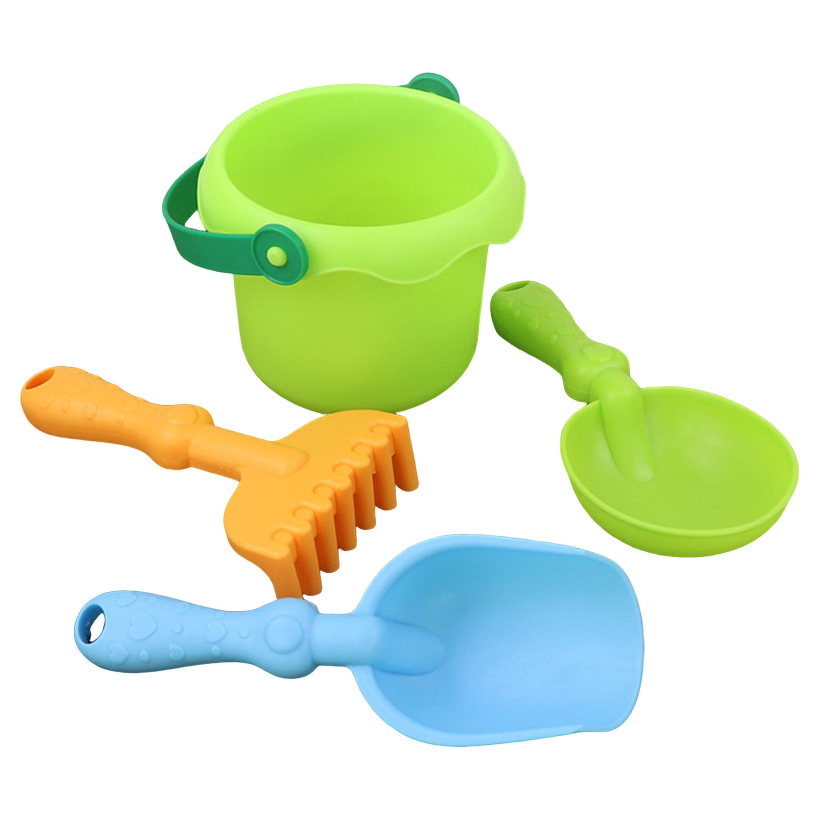 7Pcs Boys Sand Play Toys Random Color, Plastic Beach Sandbox Set for ...