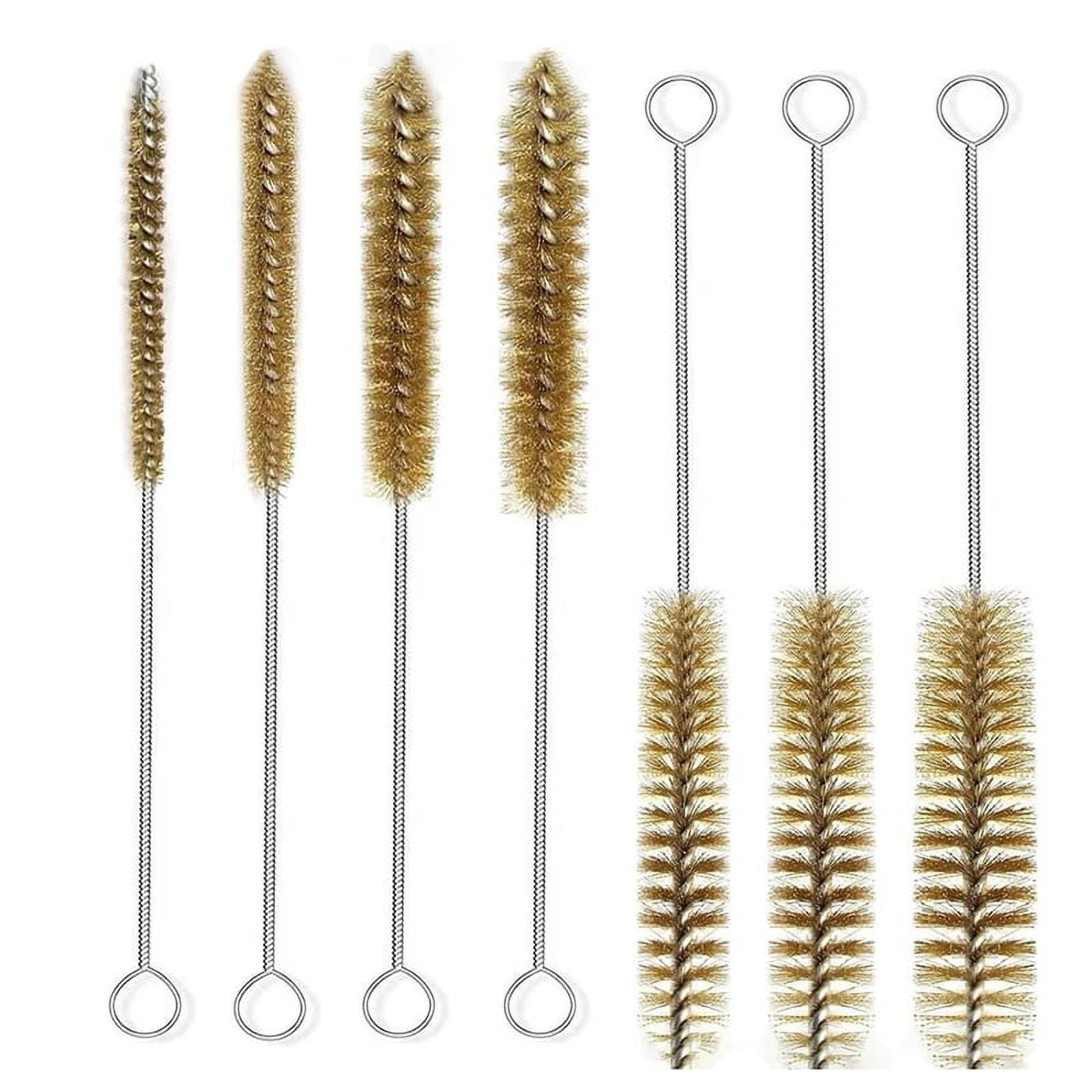7Pcs Brass Wire Tube Brushes Bottle Brush Set,Wire for Cleaning,Wire ...