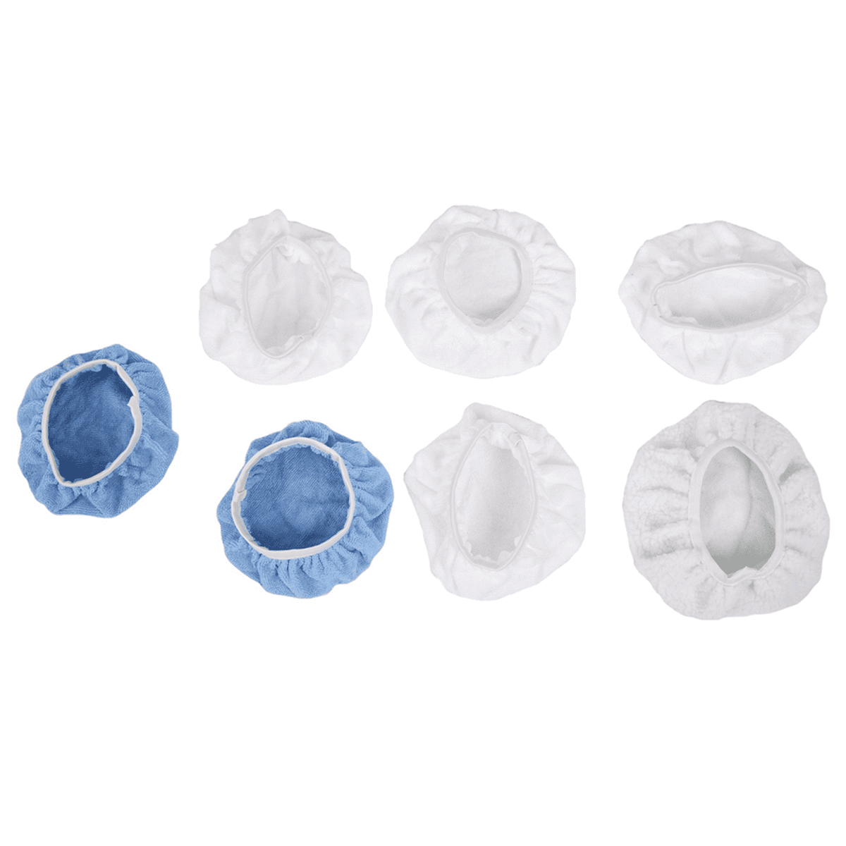 7Pcs Car Polisher Pad Bonnet Hood Set Buffing Cover for 220mm-250mm(9 ...