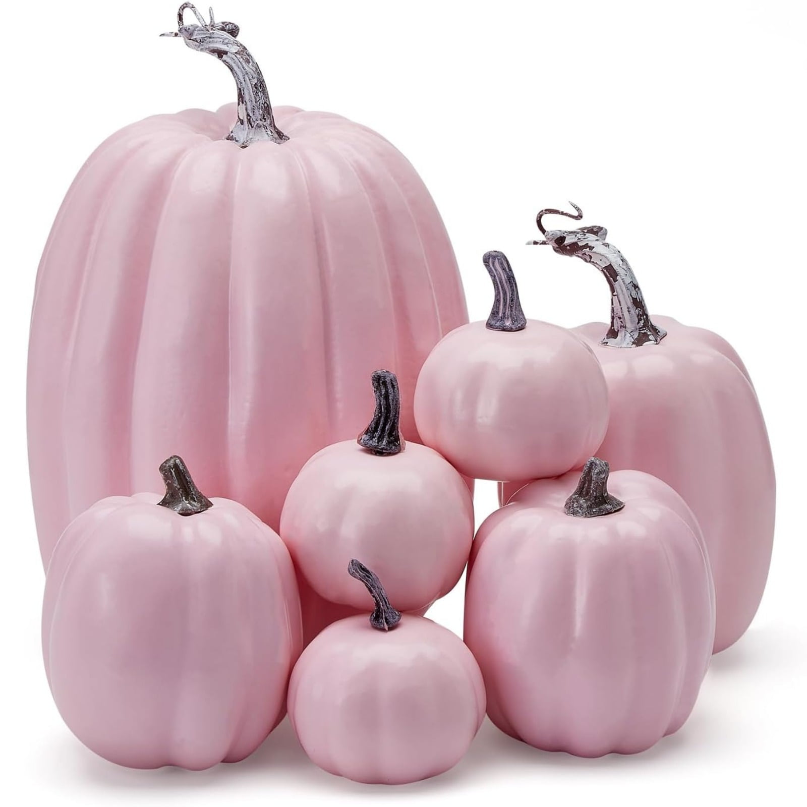 7Pcs Carvable Foam Pumpkins - Fall Artificial Harvest Faux Foam ...