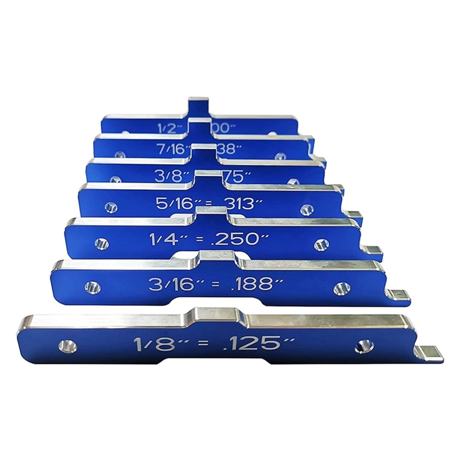 7Pcs Gauge Block Set, Aluminum Alloy Height Gauges Set Setup Bars ...