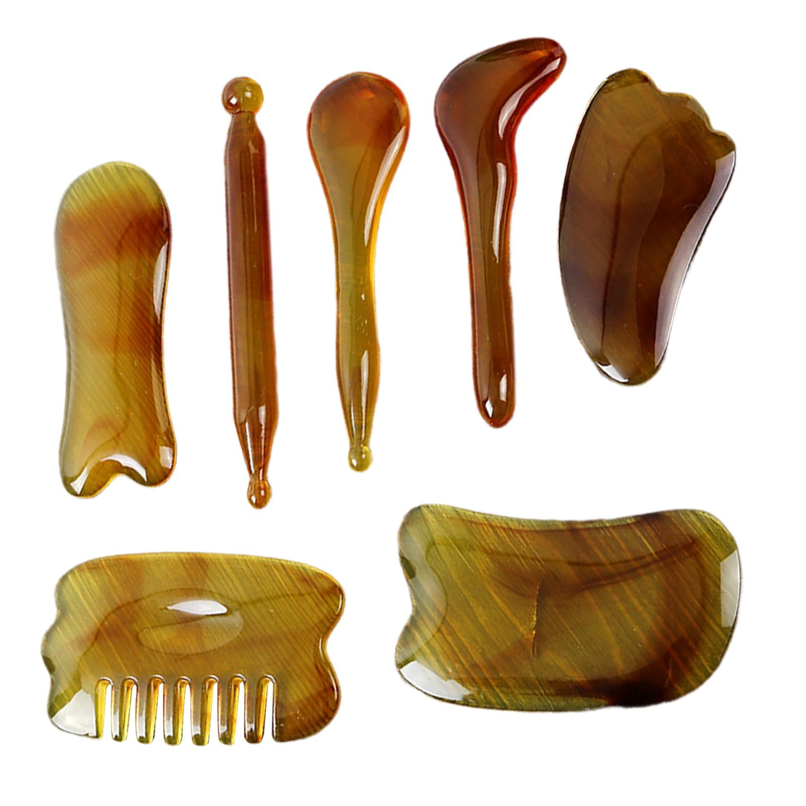 7Pcs Gua Sha Scraping Tool Gua Sha Facial Tools, Body Massage, Manual ...